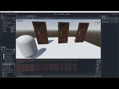 KEYS + 3D DOORS IN GODOT 4 | Tutorial - YouTube