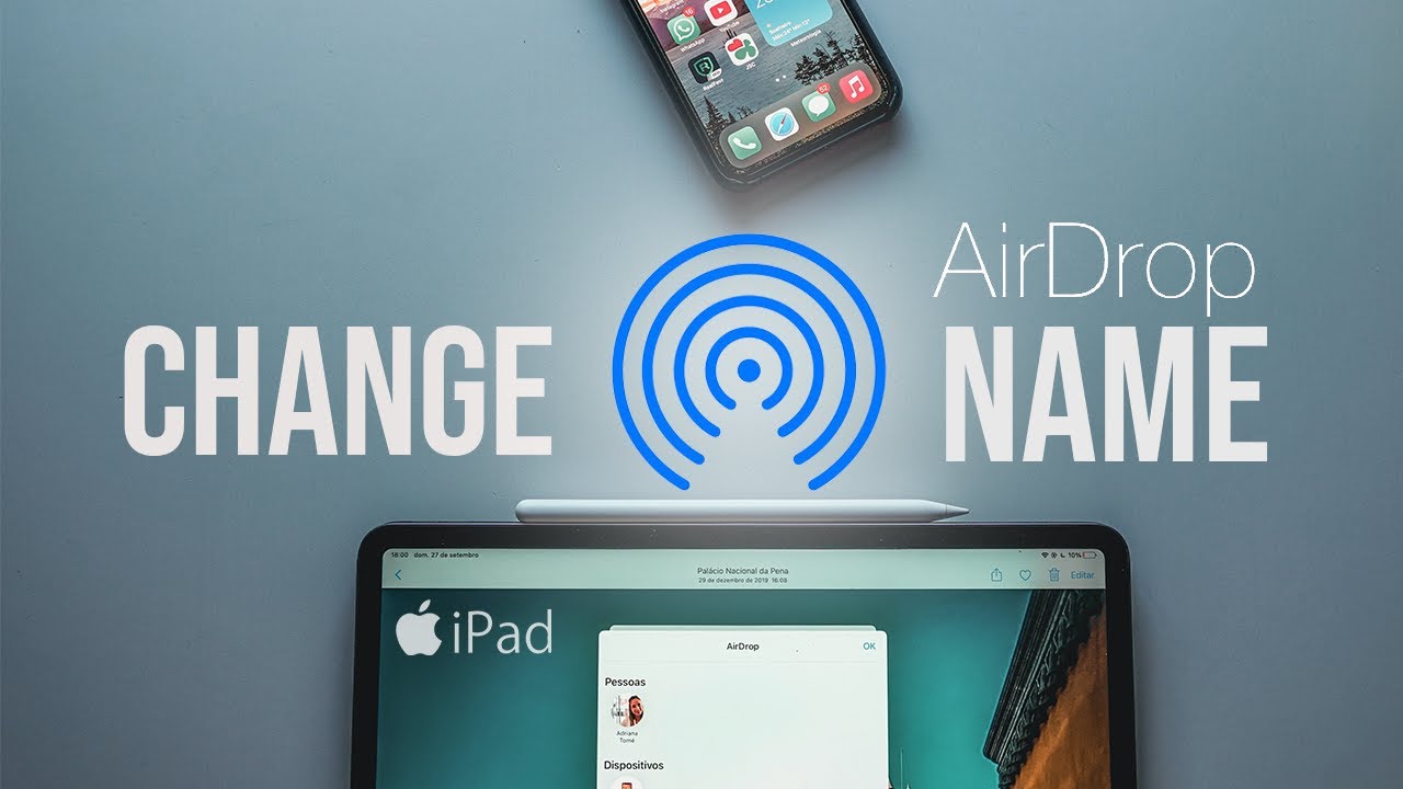 How to Change Airdrop name on iPad (easy) - YouTube