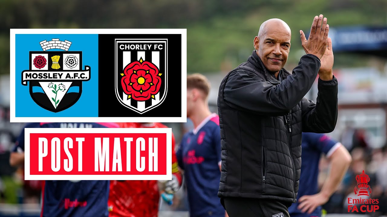 Andy Preece: post-match, Mossley AFC - YouTube