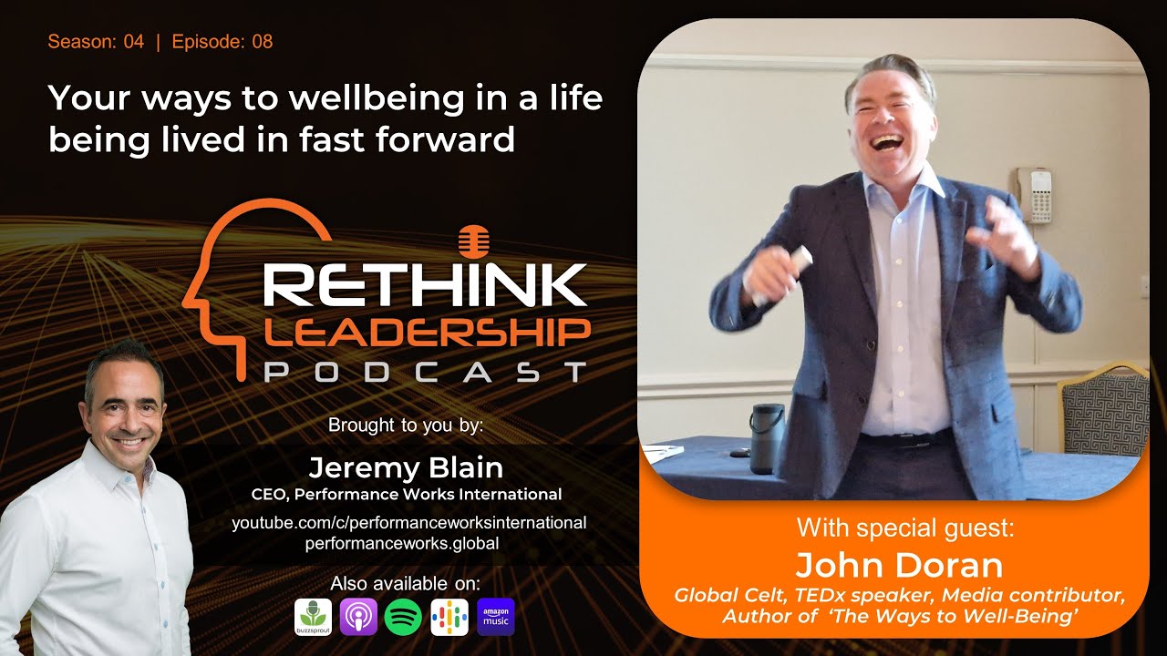 Your ways to well-being in a life being lived in fast forward | John ...