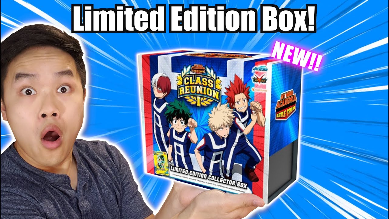 JASCO Games Sent Me THIS Limited Edition Box! MHA Class Reunion I Box ...