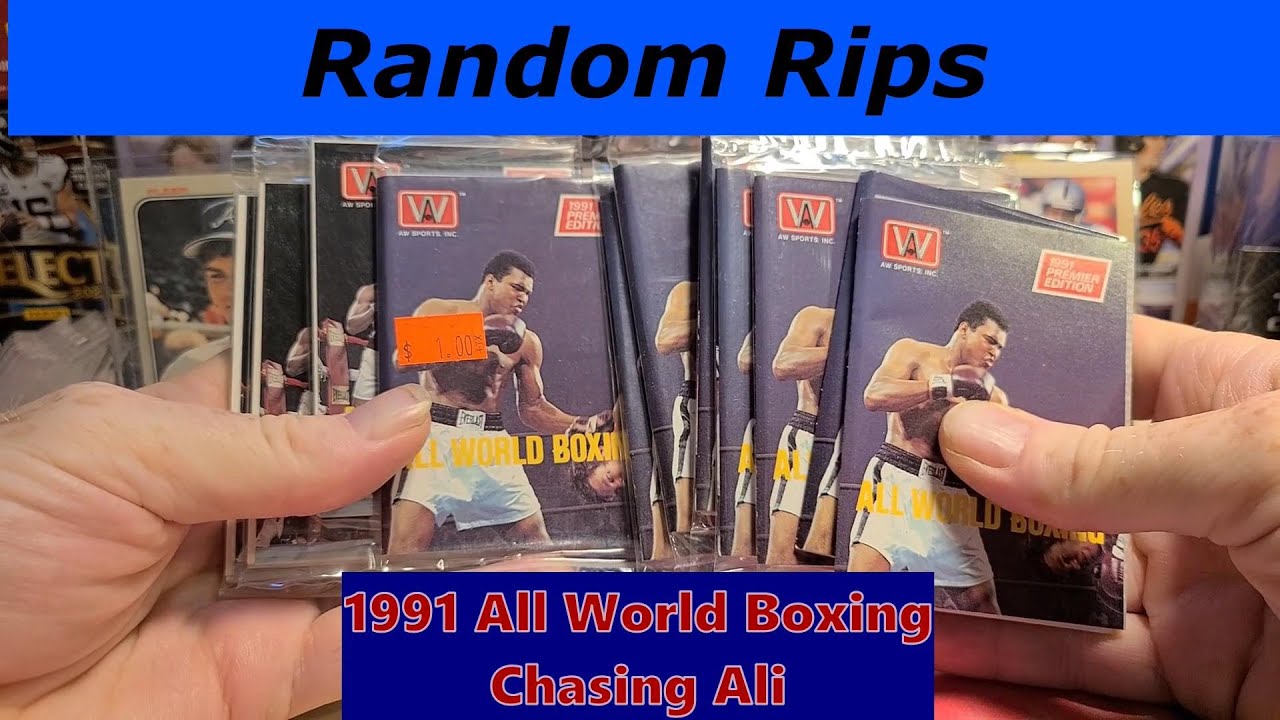 1991 All World Boxing Cards! Seeking Muhammad! - YouTube