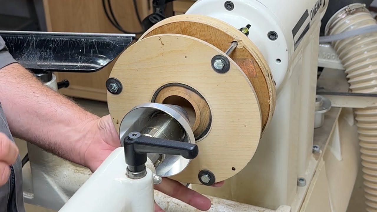 Turning Ebony Lid for Collaborative Hollow Form - YouTube