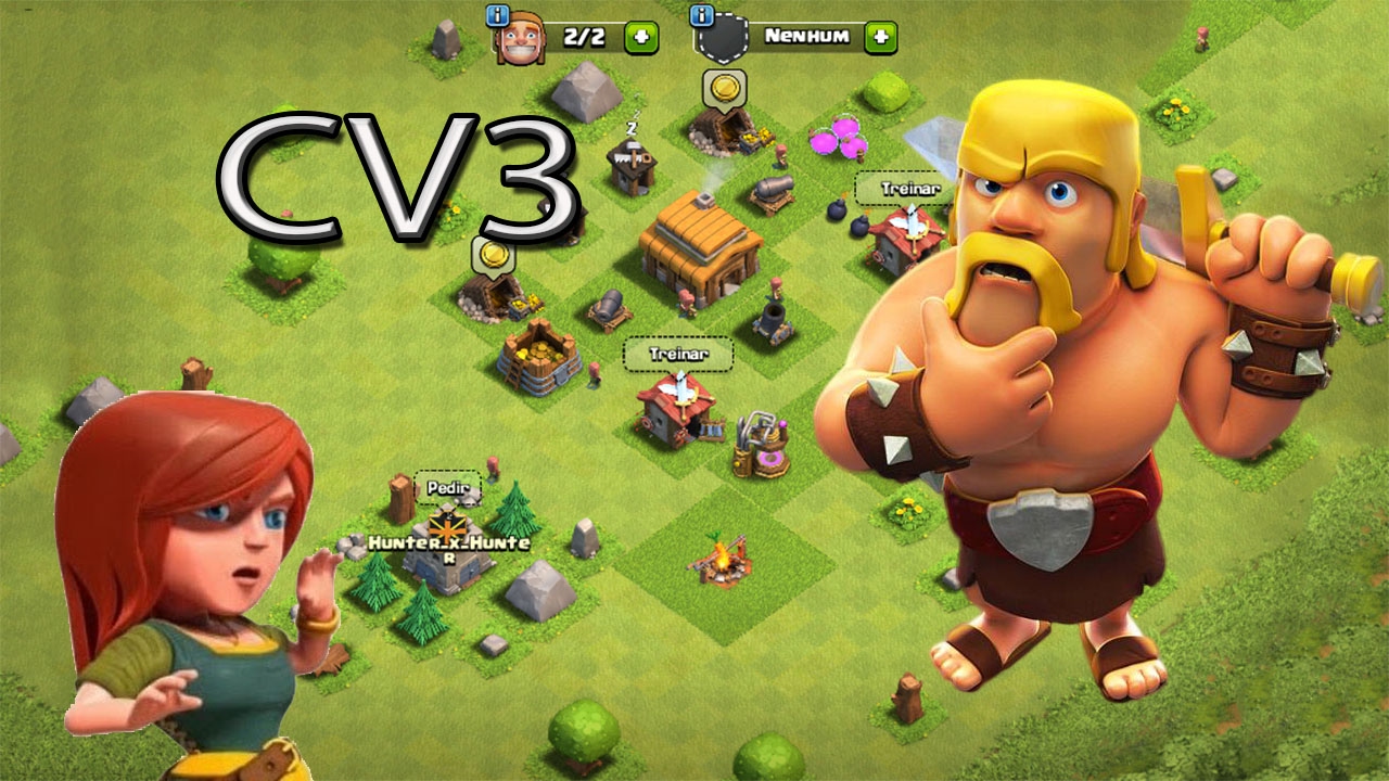 COMO UPAR UMA VILA DO 0 AO 9, CV3!CLASH OF CLANS Part2 - YouTube