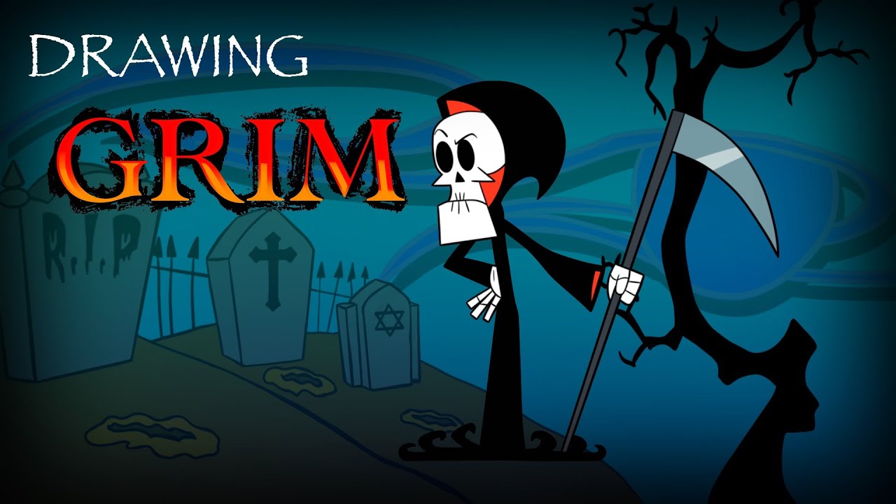 Drawing Grim (The Grim Adventures of Billy & Mandy ) | Procreate ...