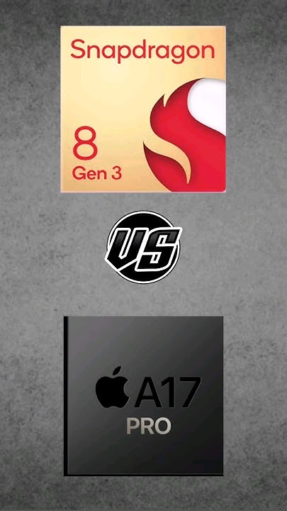 SD 8 Gen 3 vs Apple A17 Pro 🔥 #techype #gamingprocessor - YouTube