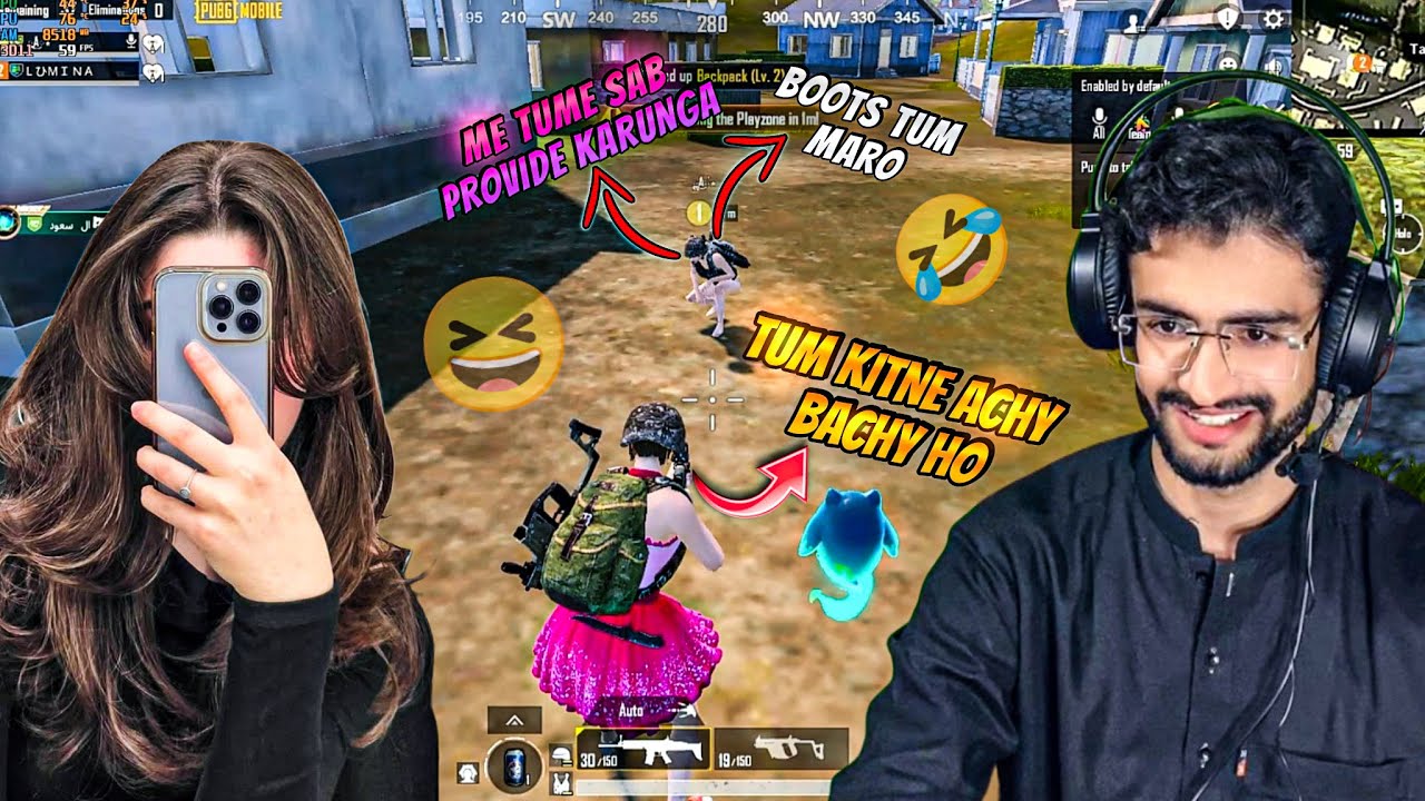 Ladka Innocent Ban Raha Ta 😂 | Girl Voice Prank PUBG - YouTube