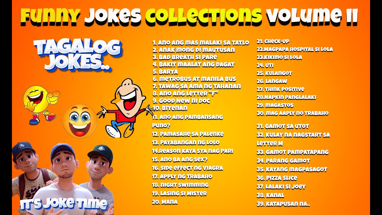 TAGALOG JOKES / BEST LIST COLLECTIONS VOL.2 / UPDATED VERSION SHARE THE ...