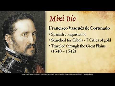 UNIT 2 - Age of Contact - Spanish Explorers in Texas - YouTube