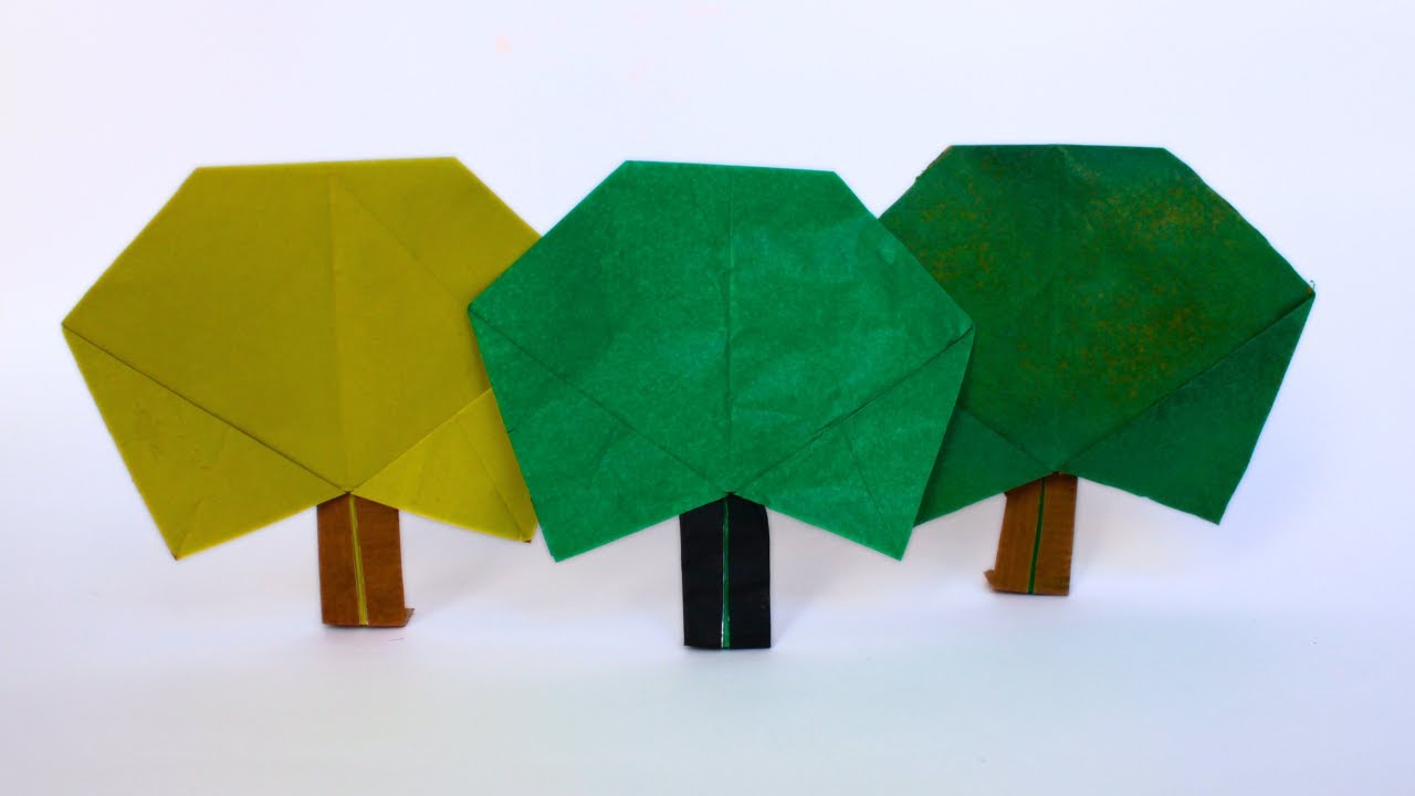 Easy Origami Tree Tutorial (2025) - YouTube