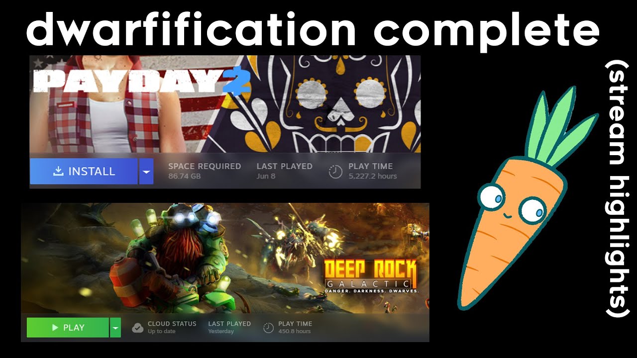 payday 2 streamer comes out of hibernation to play drg (stream ...