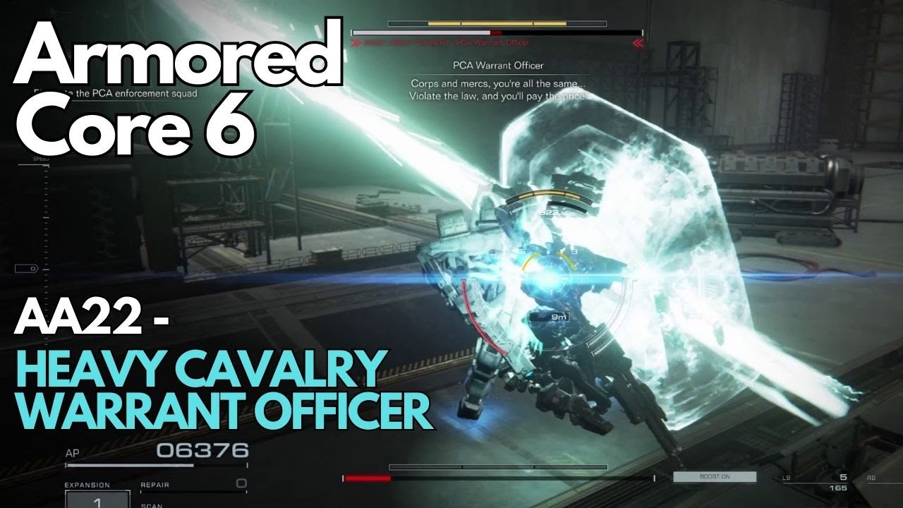 ARMORED CORE 6 - HEAVY CAVALRY WARRANT OFFICER TUTORIAL - YouTube