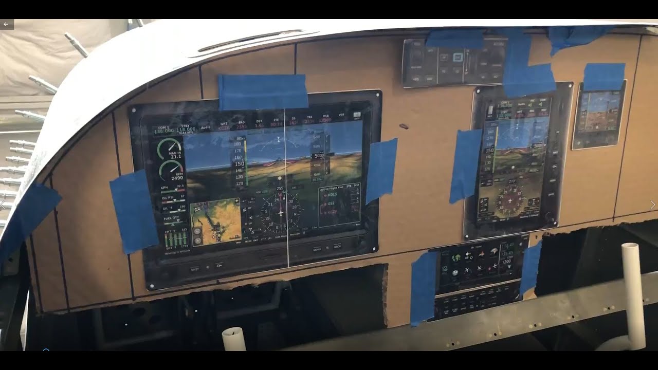 Vans RV 10 Avionics Mounting Part 1 - YouTube