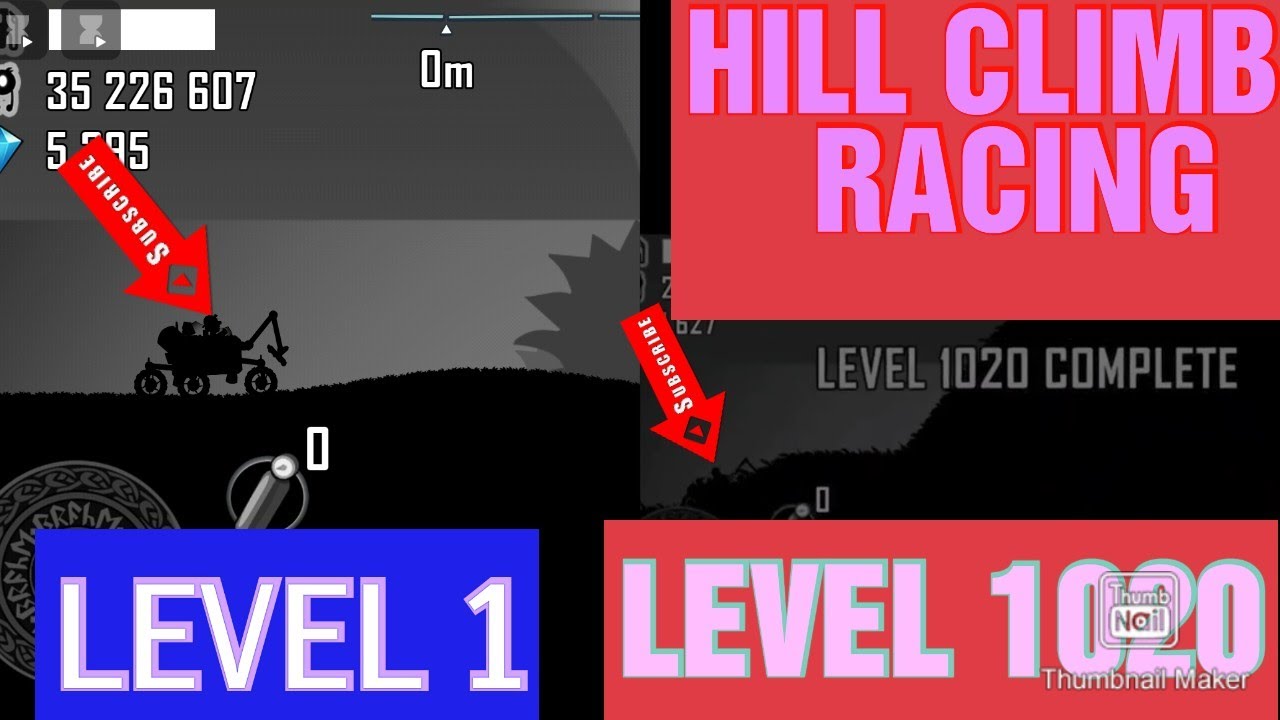 Hill Climb Racing : Moonlander & Ragnarok 254966 m - YouTube