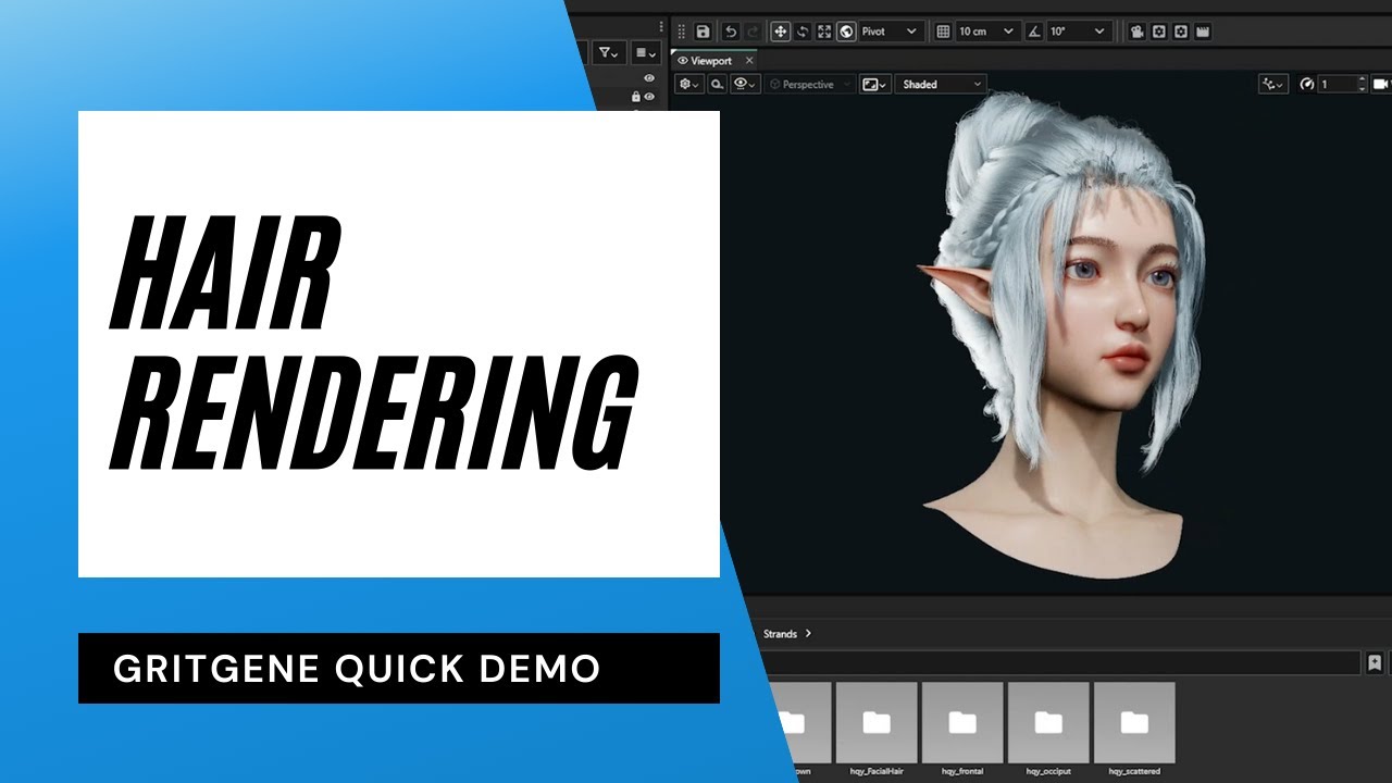 Hair Animation | Quick Demo - YouTube