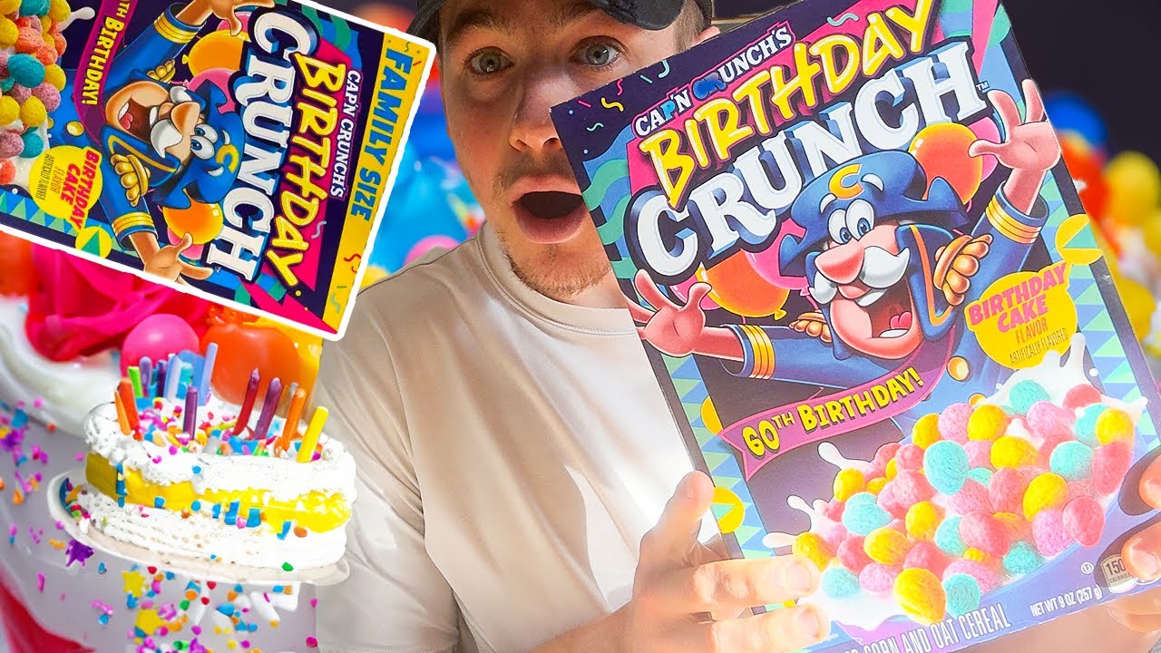 Celebrating 60 Years of Crunch: Birthday Cake Cap'n Crunch Cereal ...