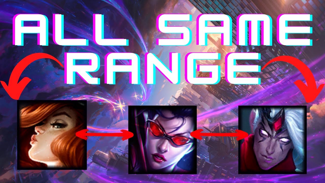OVER HALF OF ADCS HAVE THE SAME RANGE ?!?! | ADC Attack Range ...