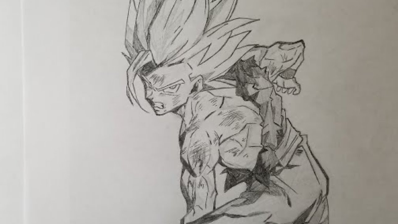 How to Draw SSJ2 Gohan - YouTube