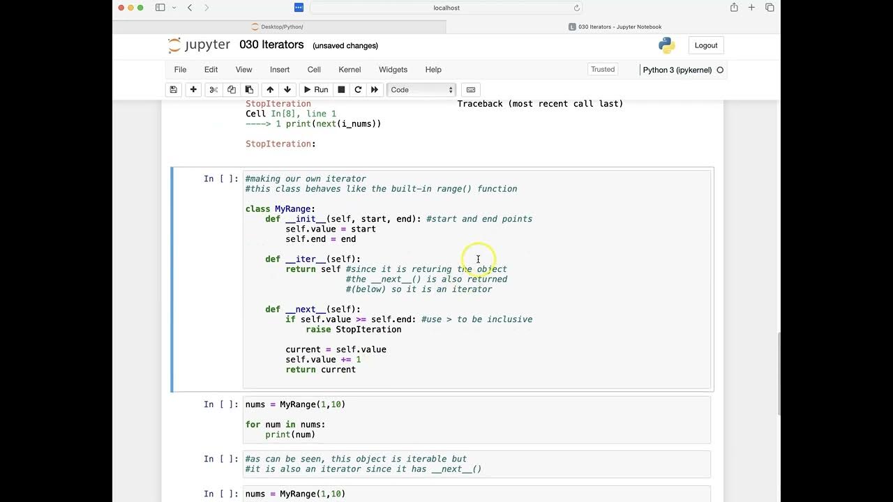030 Iterators - YouTube