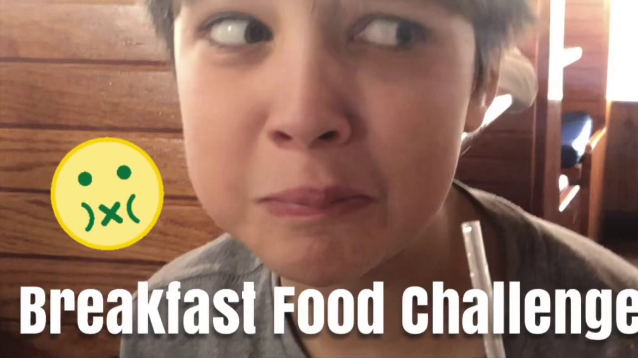 Disgusting Breakfast Food Challenge - YouTube