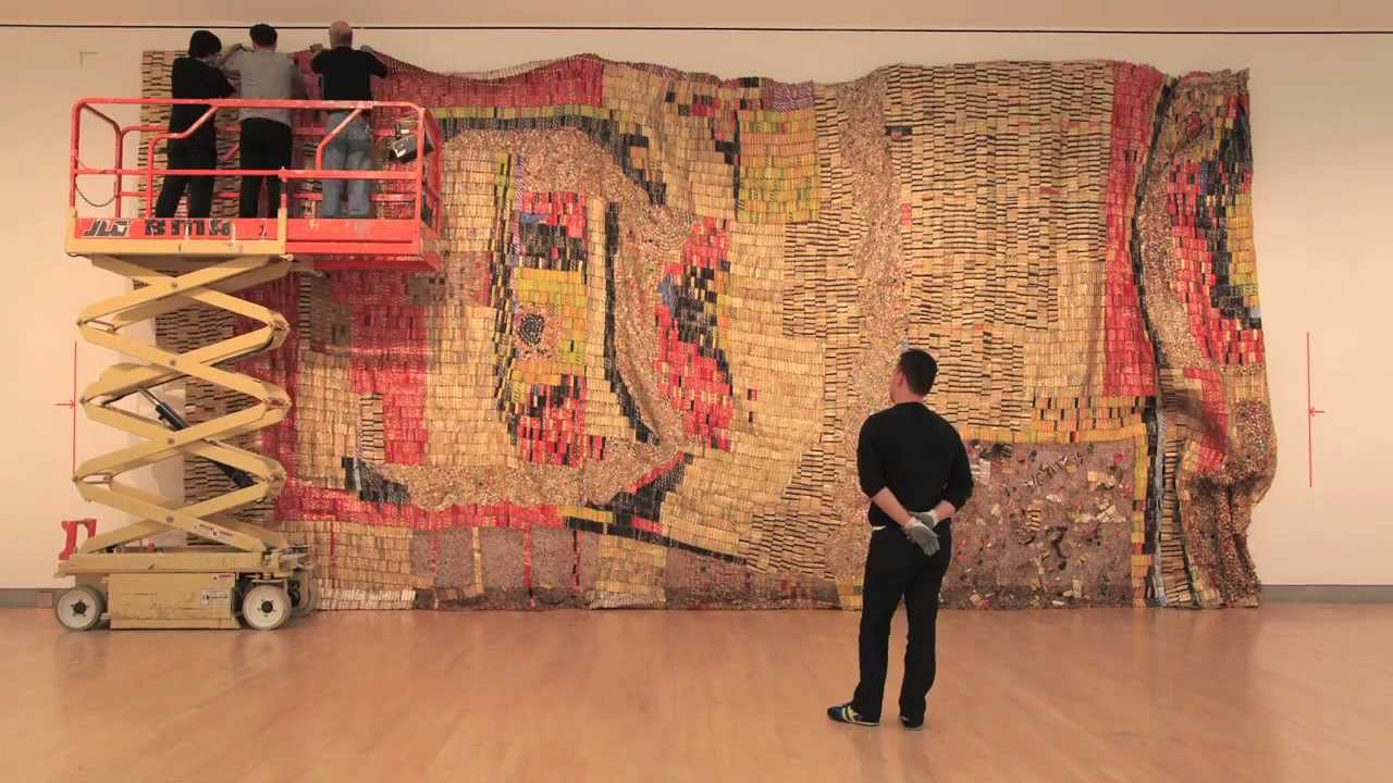 Gravity and Grace: Monumental Works by El Anatsui - YouTube