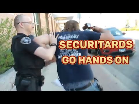 Hot Head Security Guard Goes Hands On Over A Camera #1stamendmentaudit ...