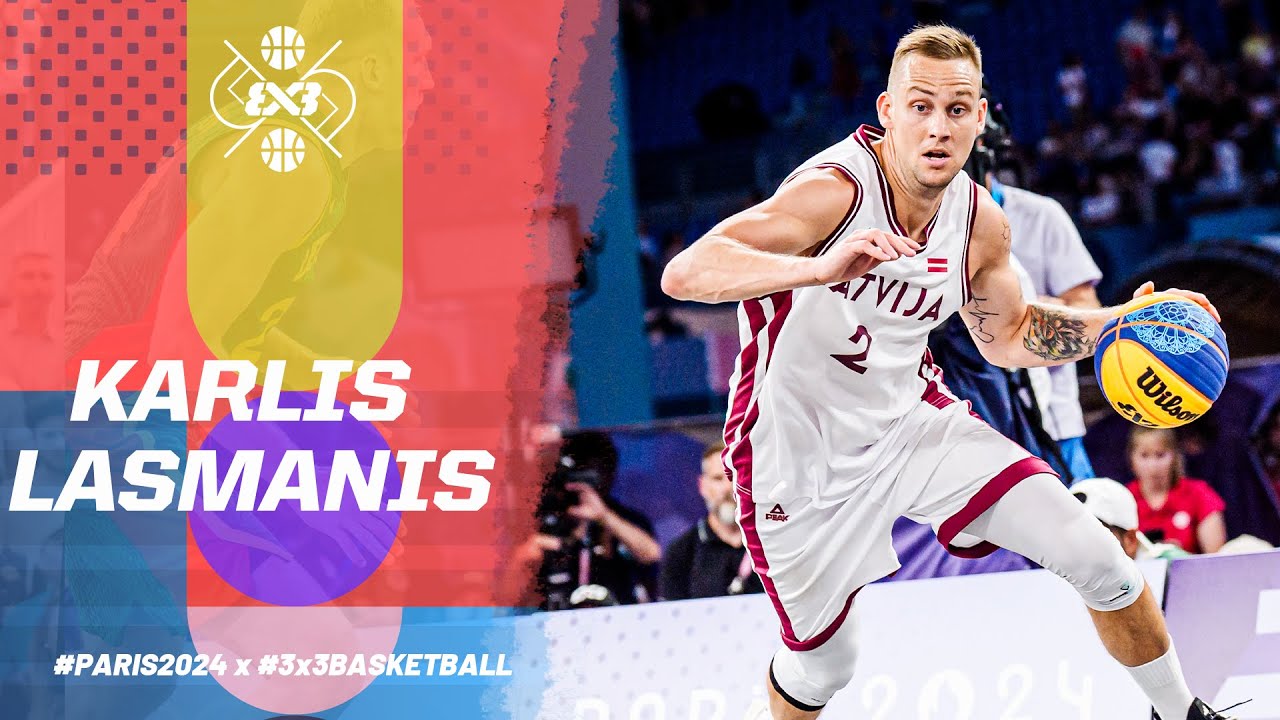 Karlis Lasmanis - 3x3 basketball Top Scorer - Paris 2024 - YouTube