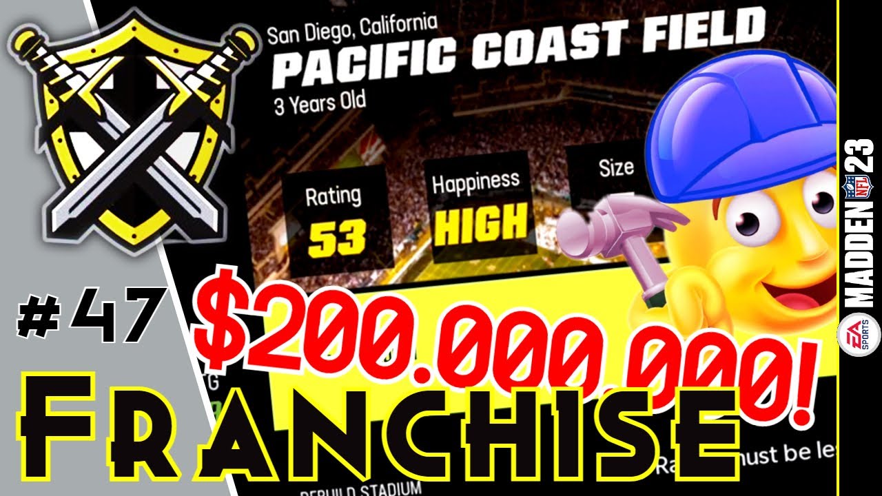 Madden 23 San Diego Crusaders Franchise: INVESTING 200 MILLION $$ INTO ...