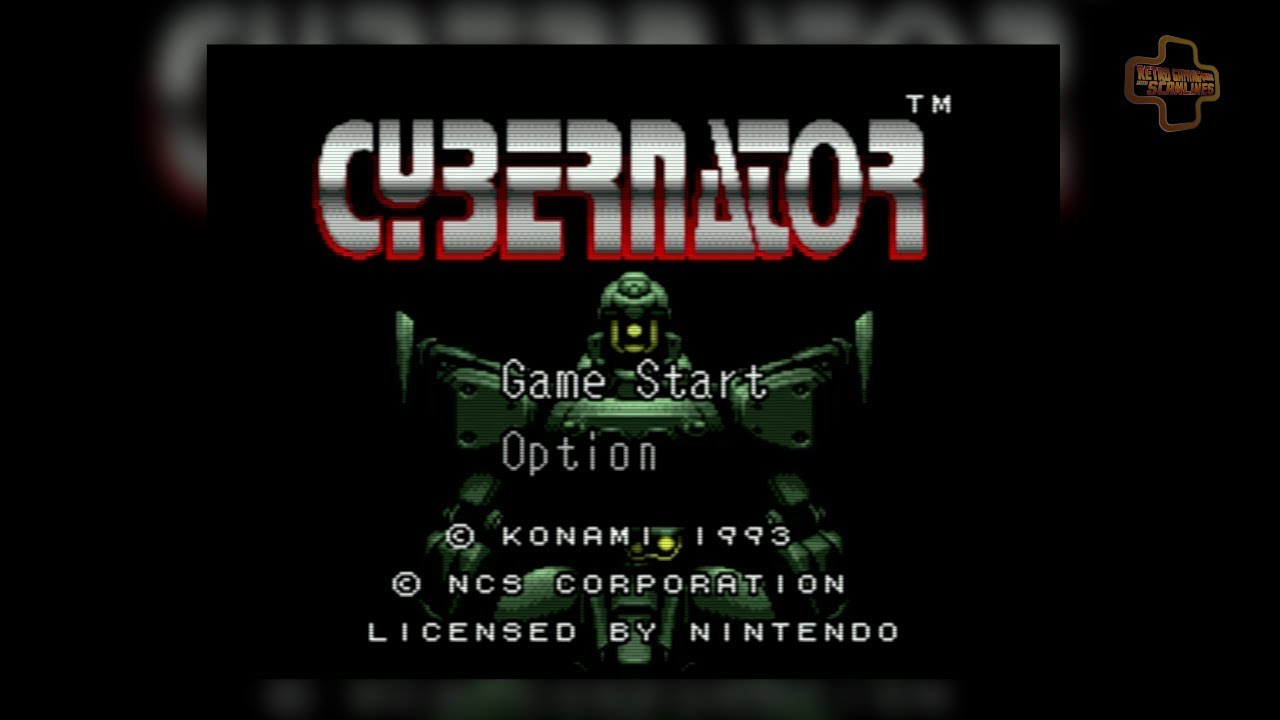 Cybernator, Title Screen - SNES PAL-FAH 60fps - YouTube