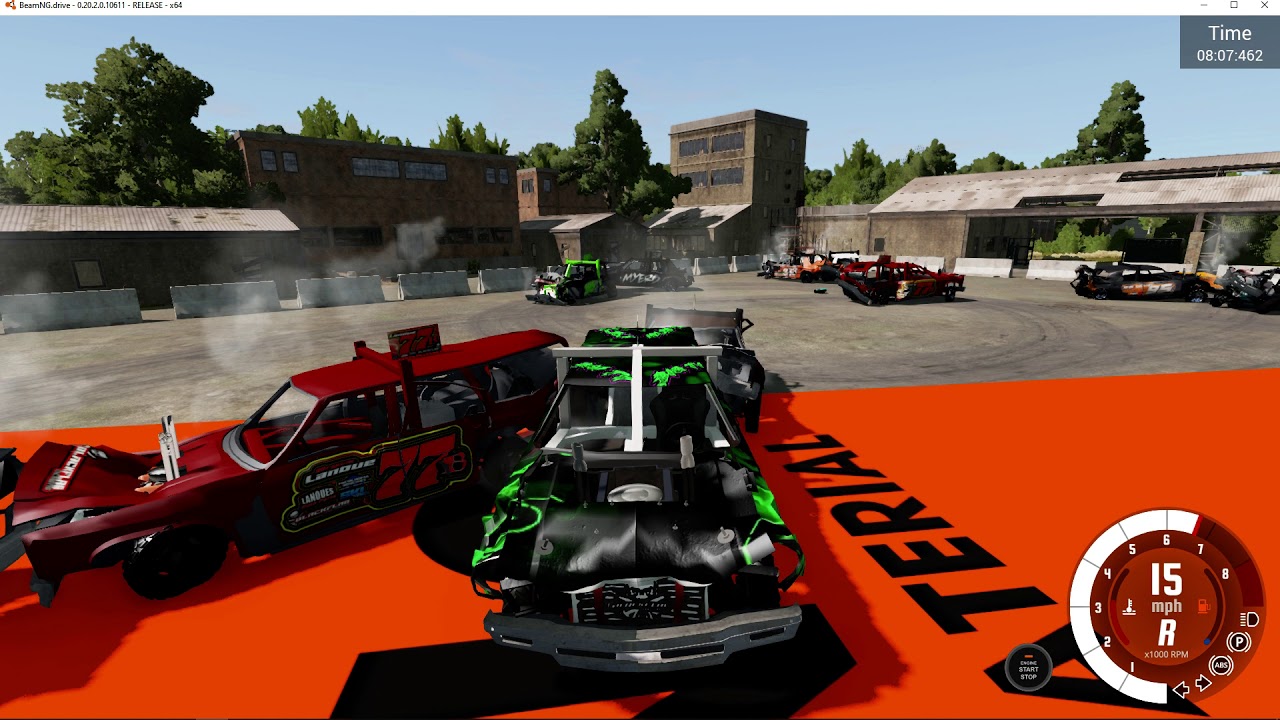 BeamNG.drive| Realistic Derby Project. Roundback Wagon gameplay | Shot ...