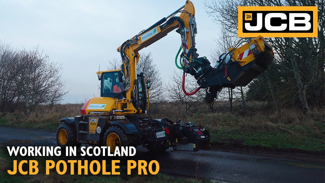 The JCB Pothole Pro in Scotland - YouTube