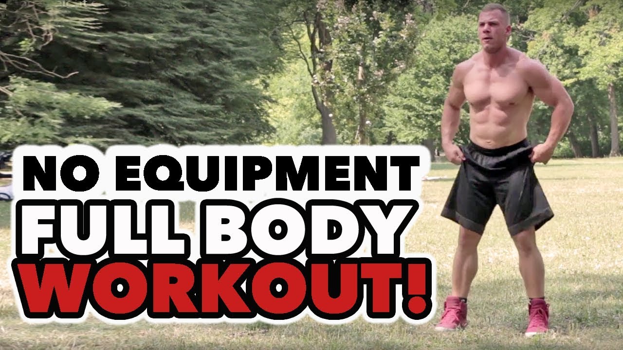Complete bodyweight workout with no equipment! - YouTube