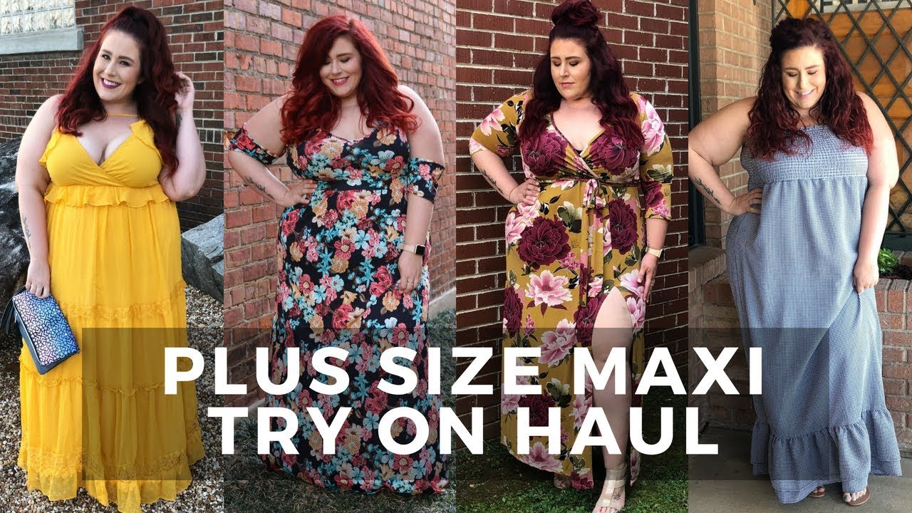 Plus Size Maxi Dress Try On Haul - YouTube