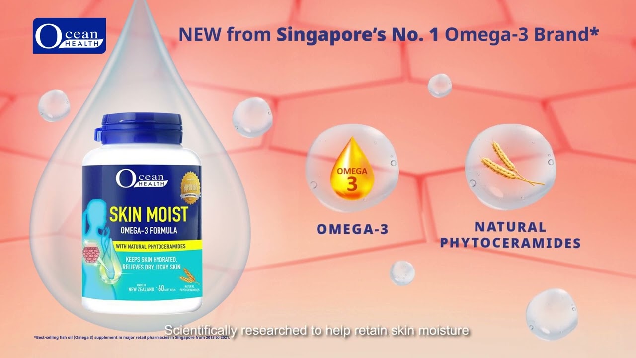 Skin Moist Omega-3 Formula TV Commercial (In English) • Ocean Health ...
