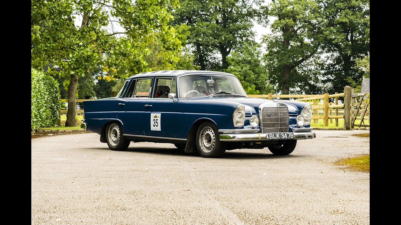 1964 Mercedes-Benz 220SE Fintail Historic Rally Car (W111) - YouTube