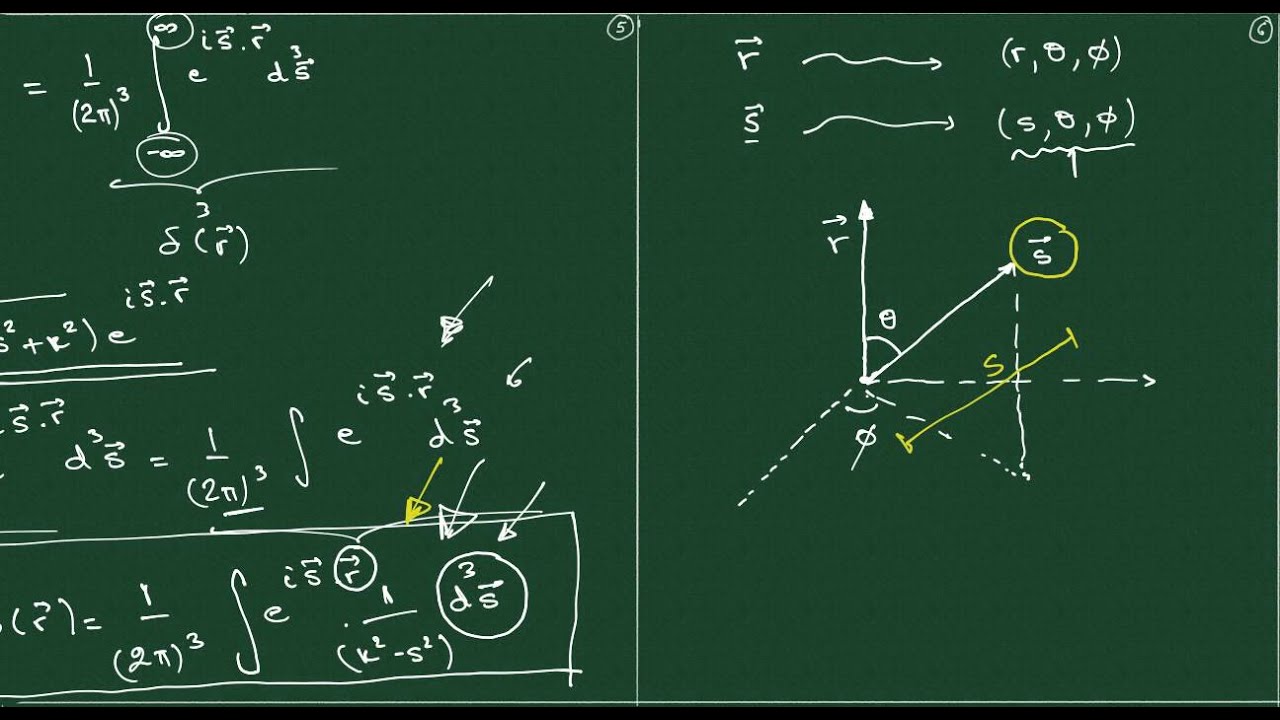 Aula 48 - Forma Integral da Equação de Schrodinger - YouTube