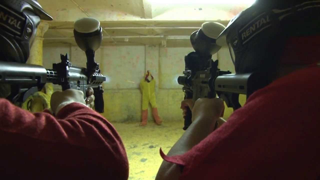 Christmas Turkey paintball shoot out. - YouTube