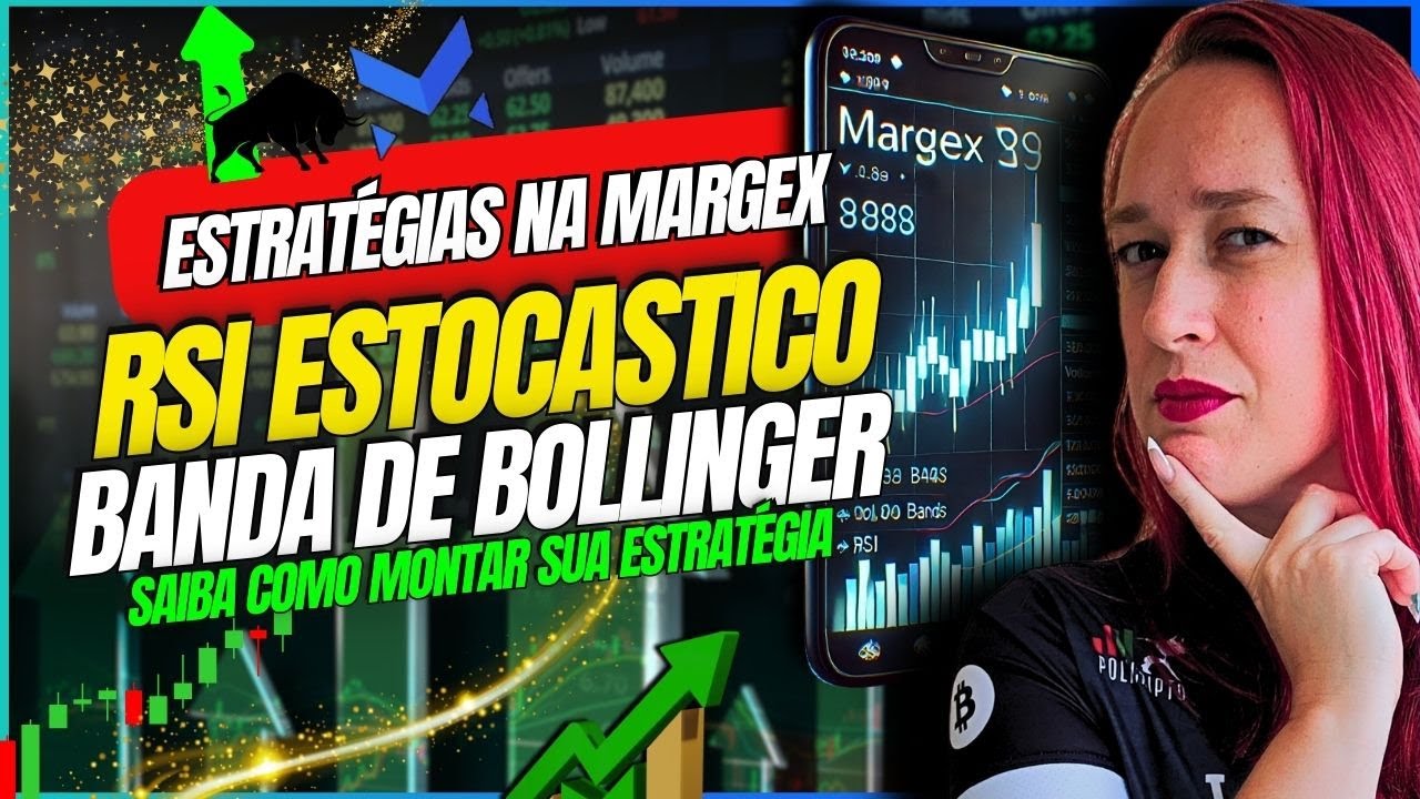 Como Usar Bandas de Bollinger, RSI e Estocástico para Lucrar na Margex - YouTube