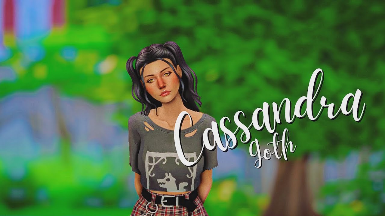 I gave Cassandra Goth a makeover | CC Links | CAS - YouTube