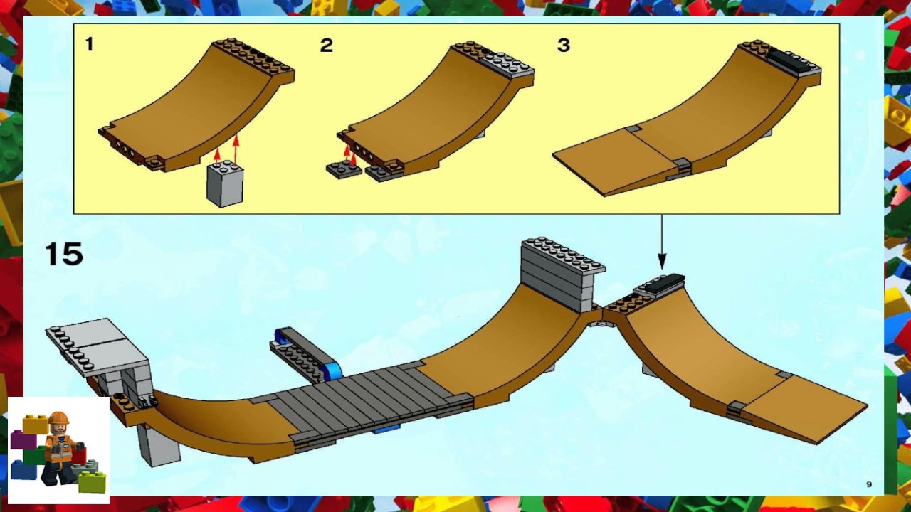 LEGO instructions - Sports - 3537 - Skateboard Vert Park Challenge ...