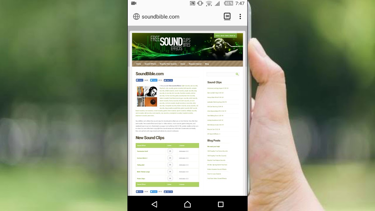 Sound bible website very nice and the best of sound effects - YouTube