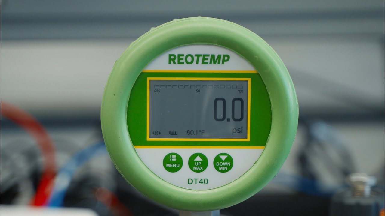 Digital Test Pressure Gauge - Installation and Operating Overview - YouTube