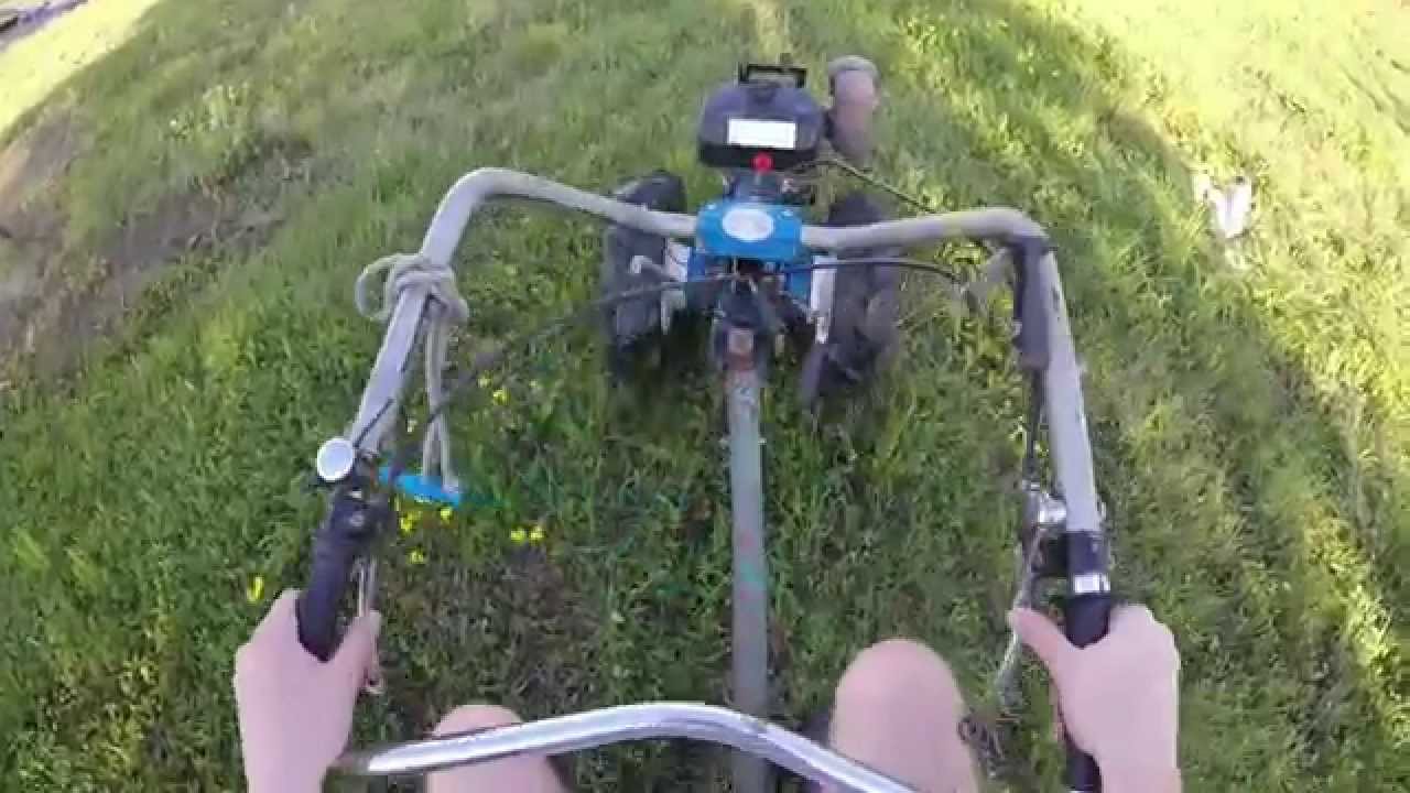 BCS 735 two-wheel tractor OnBoard - YouTube