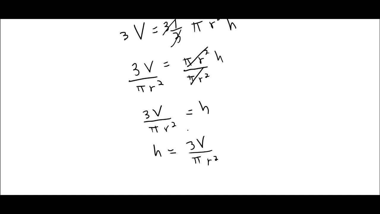 1.1 Solving a Formula for a Specified Variable Example 1 - YouTube
