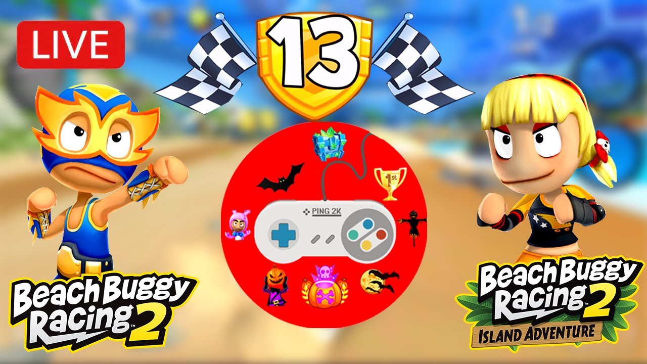 🔴 LIVE STREAM - Beach Buggy Racing 2 Gameplay 2021 - YouTube