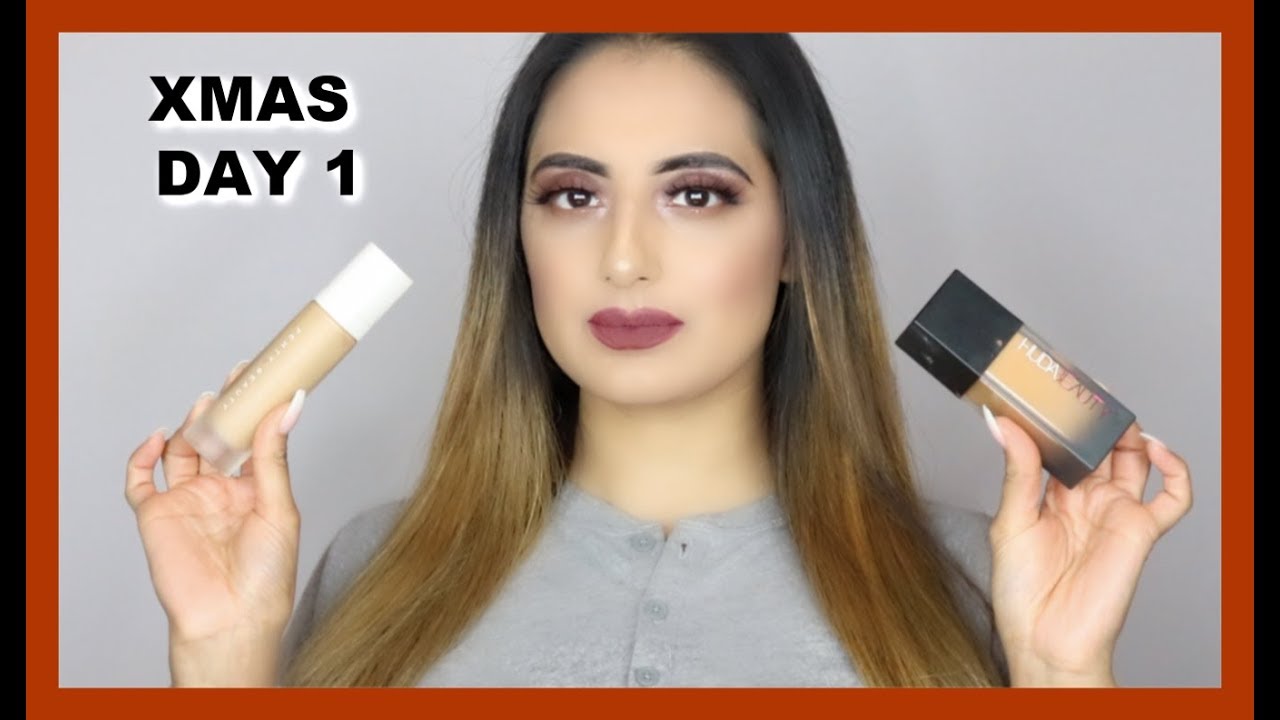 XMAS DAY 1 | HOW TO APPLY FOUNDATION FOR BEGINNERS | BASE MAKEUP - YouTube