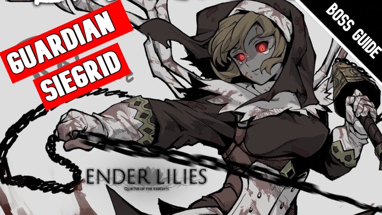 How to BEAT GUARDIAN SIEGRID Boss in Ender Lilies - YouTube