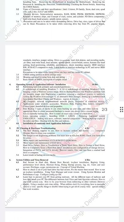 Jharkhand Polytechnic 4th Semester Computer Workshop Syllabus || CSE || JUT || - YouTube