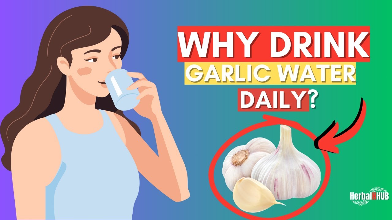 Drink a Glass of Garlic Water Every Day, See What Happens to You - YouTube