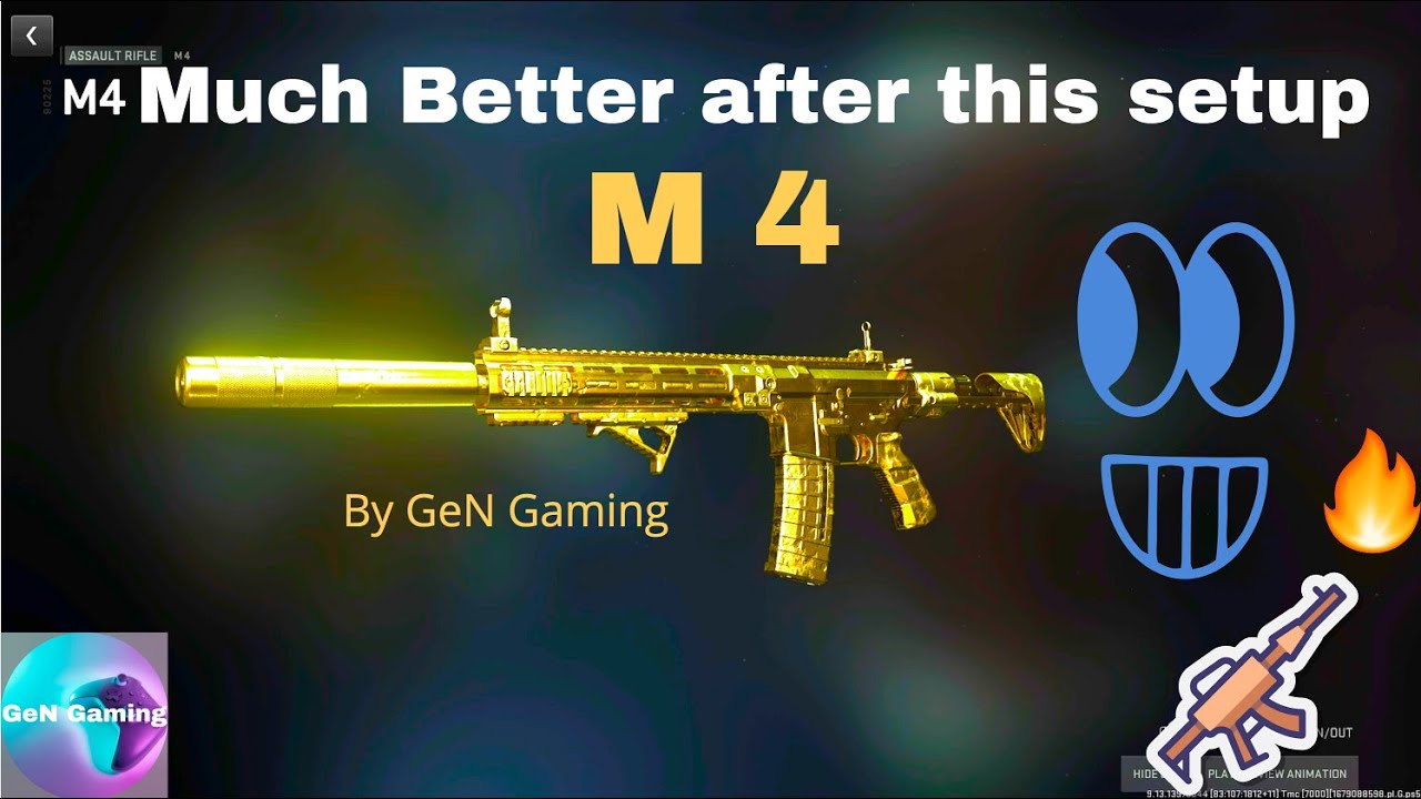 M4 setup, much better after This setup. Warzone 2.0 - YouTube